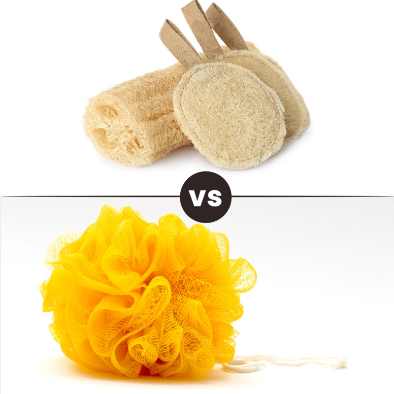 Natural Loofah vs. Synthetic Loofah - Organic B